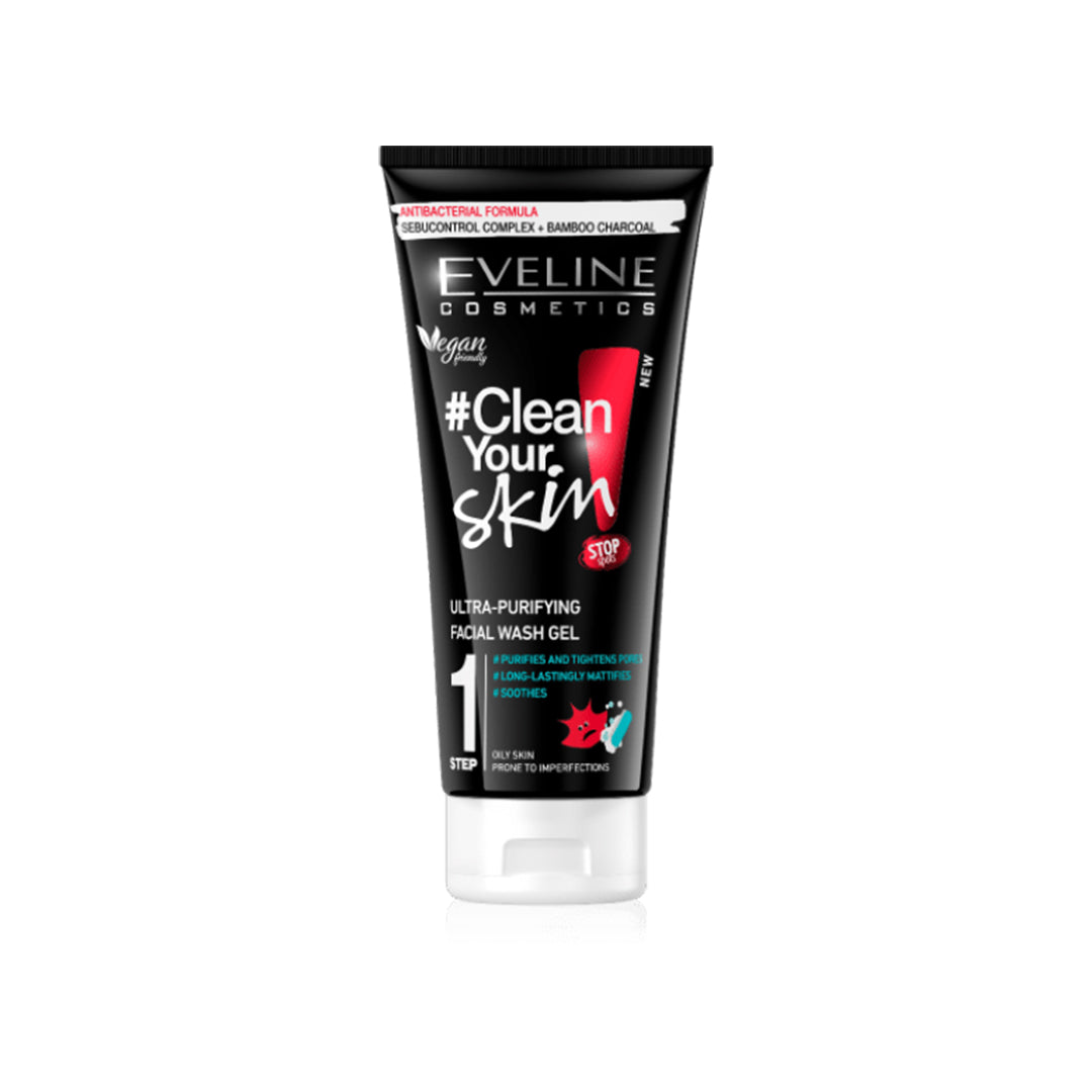 Clean Your Skin STEP 1 Ultra – Purifying Facial Wash Gel 200ML – Salon ...