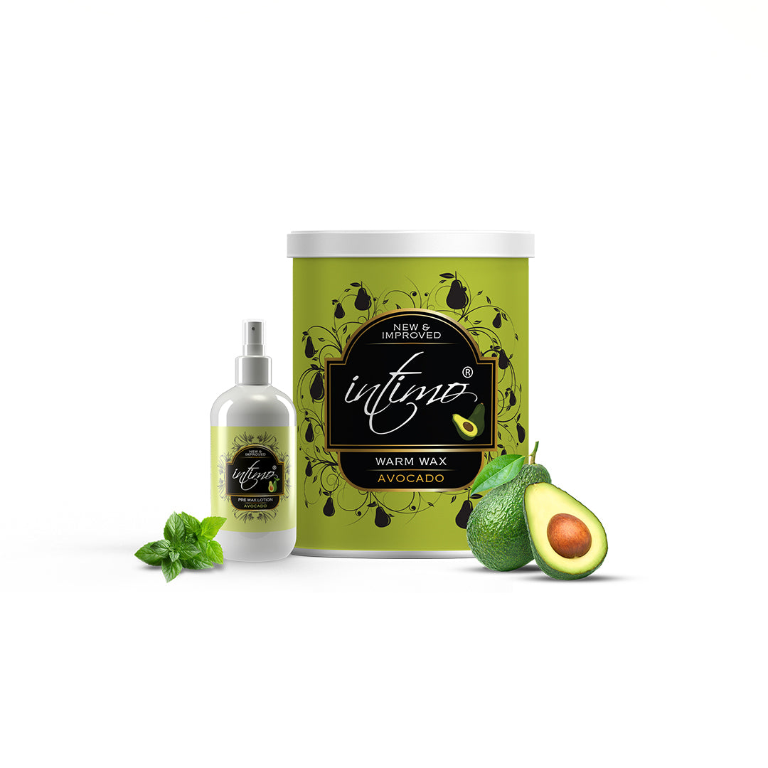 Buy Intimo Avocado Warm Wax Get Pre Wax Lotion 100ml Free – Salon Designers
